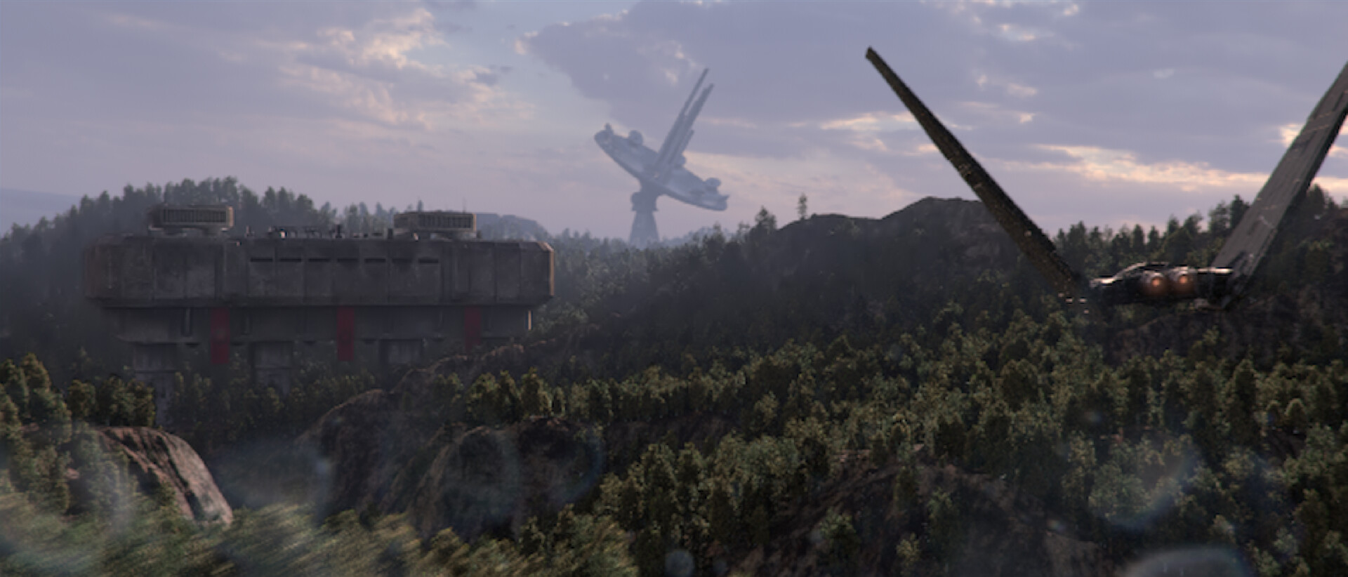 ArtStation - Houdini landscape scene