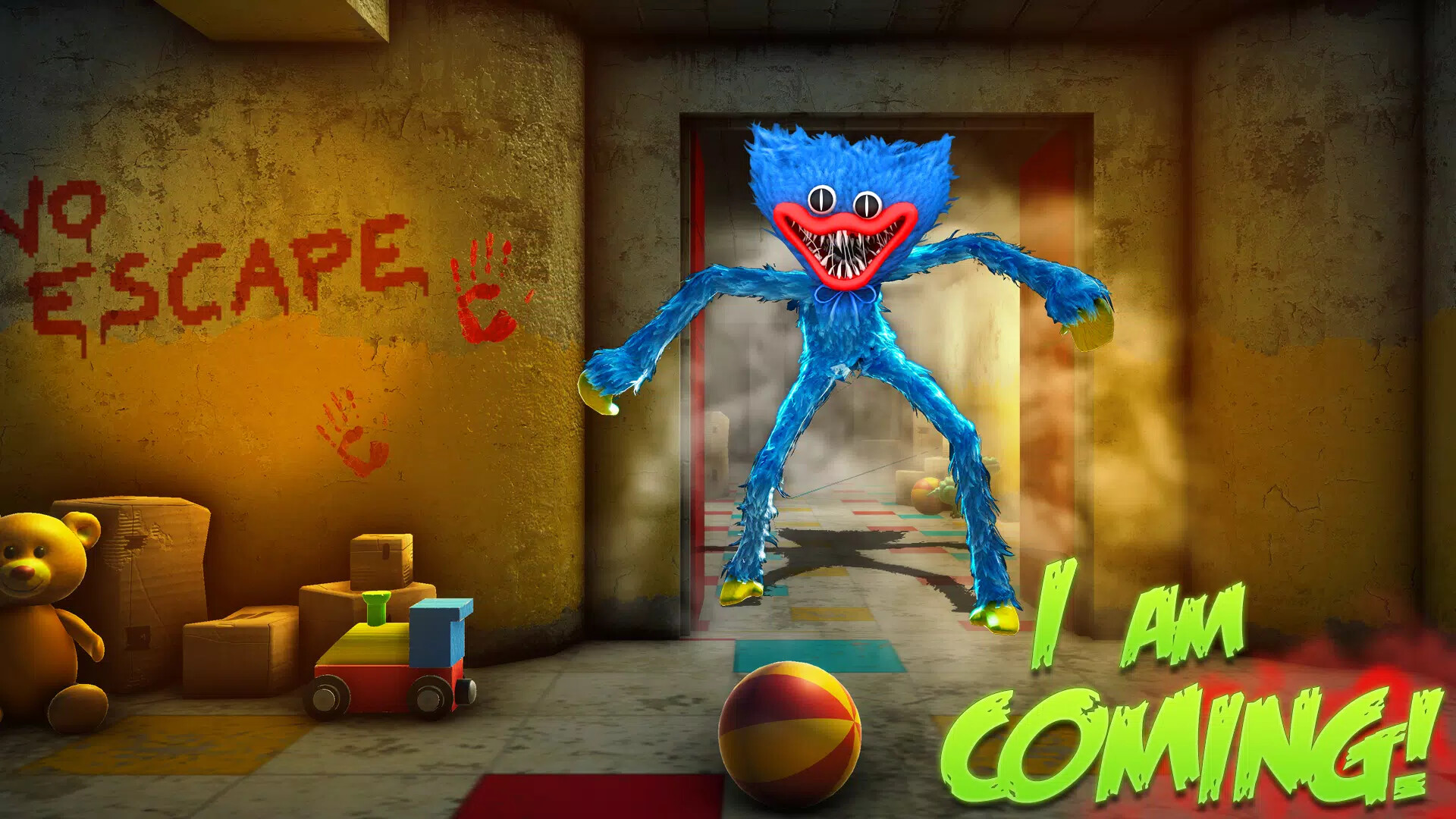 ArtStation - Poppy monster shooter: Playtime Escape