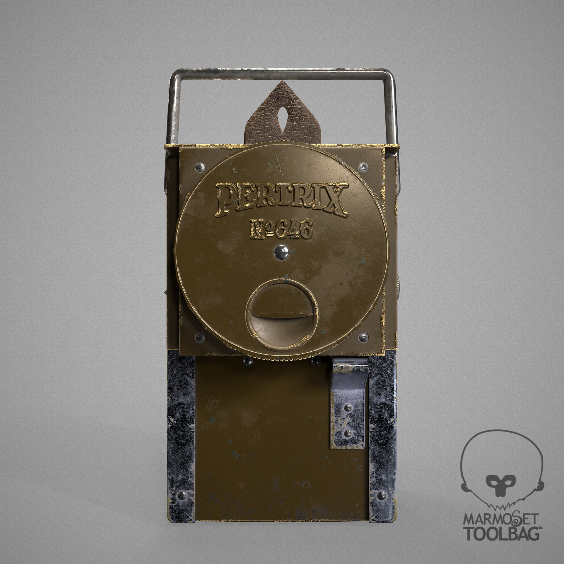 ArtStation - Vintage Flashlight (Pertrix №646)