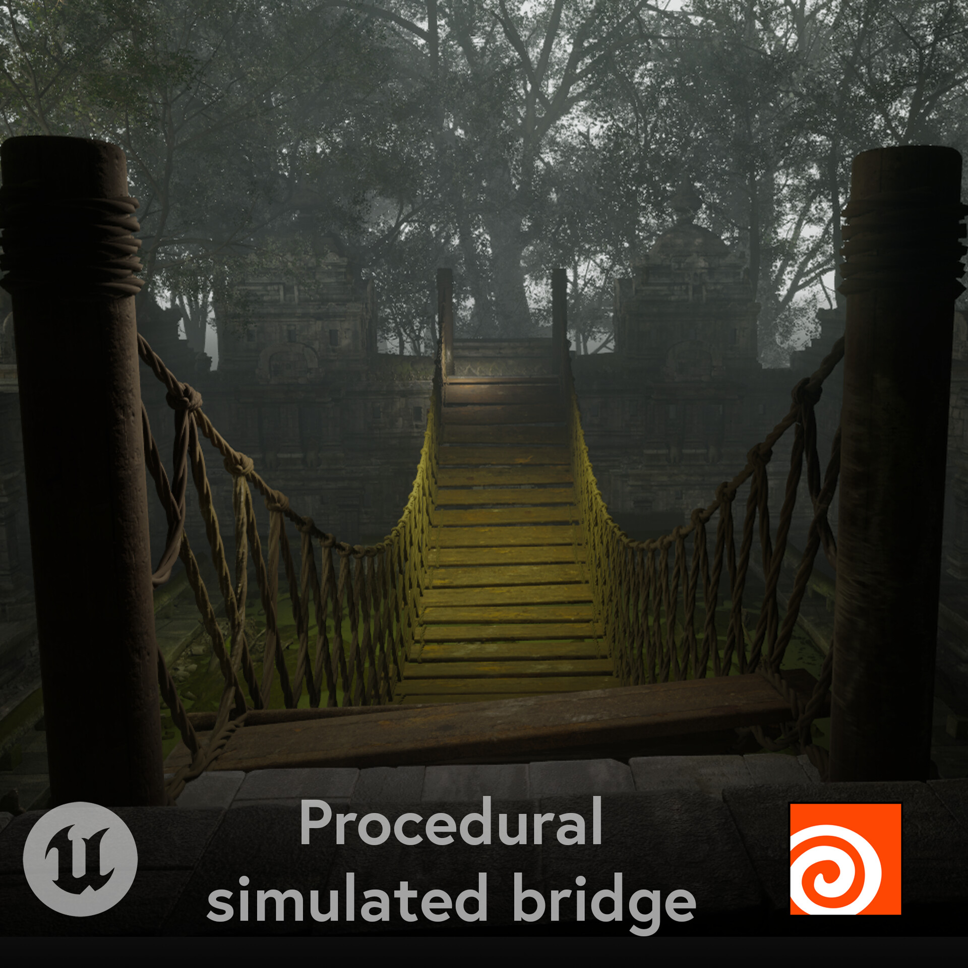 ArtStation - Procedural Simulated Bridge