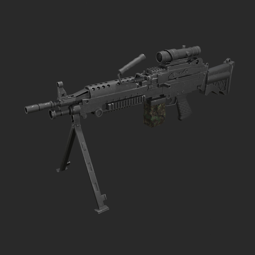ArtStation - Light Machine Gun