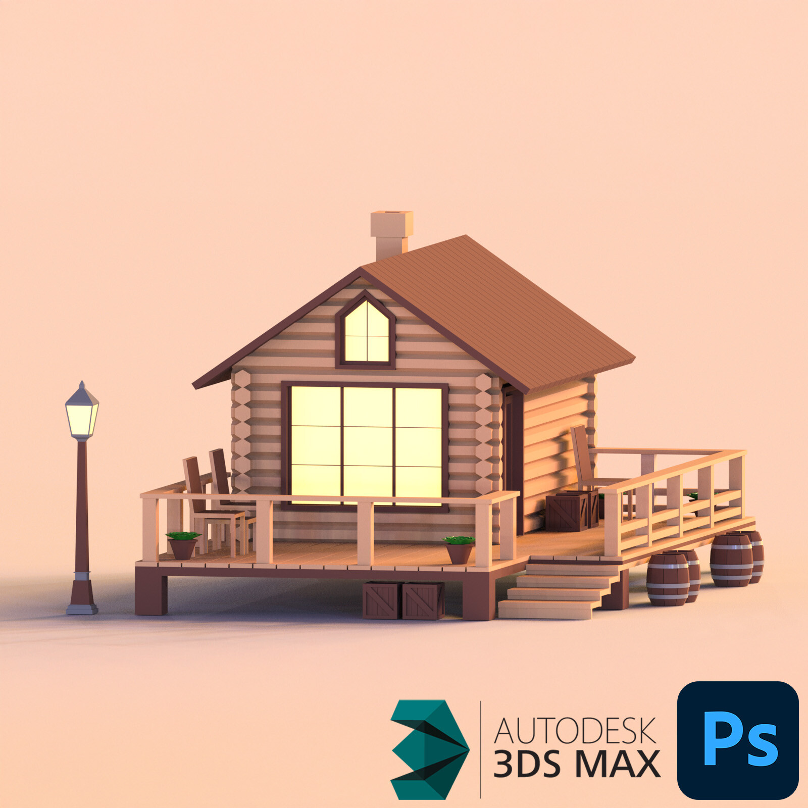 ArtStation - Low Poly House