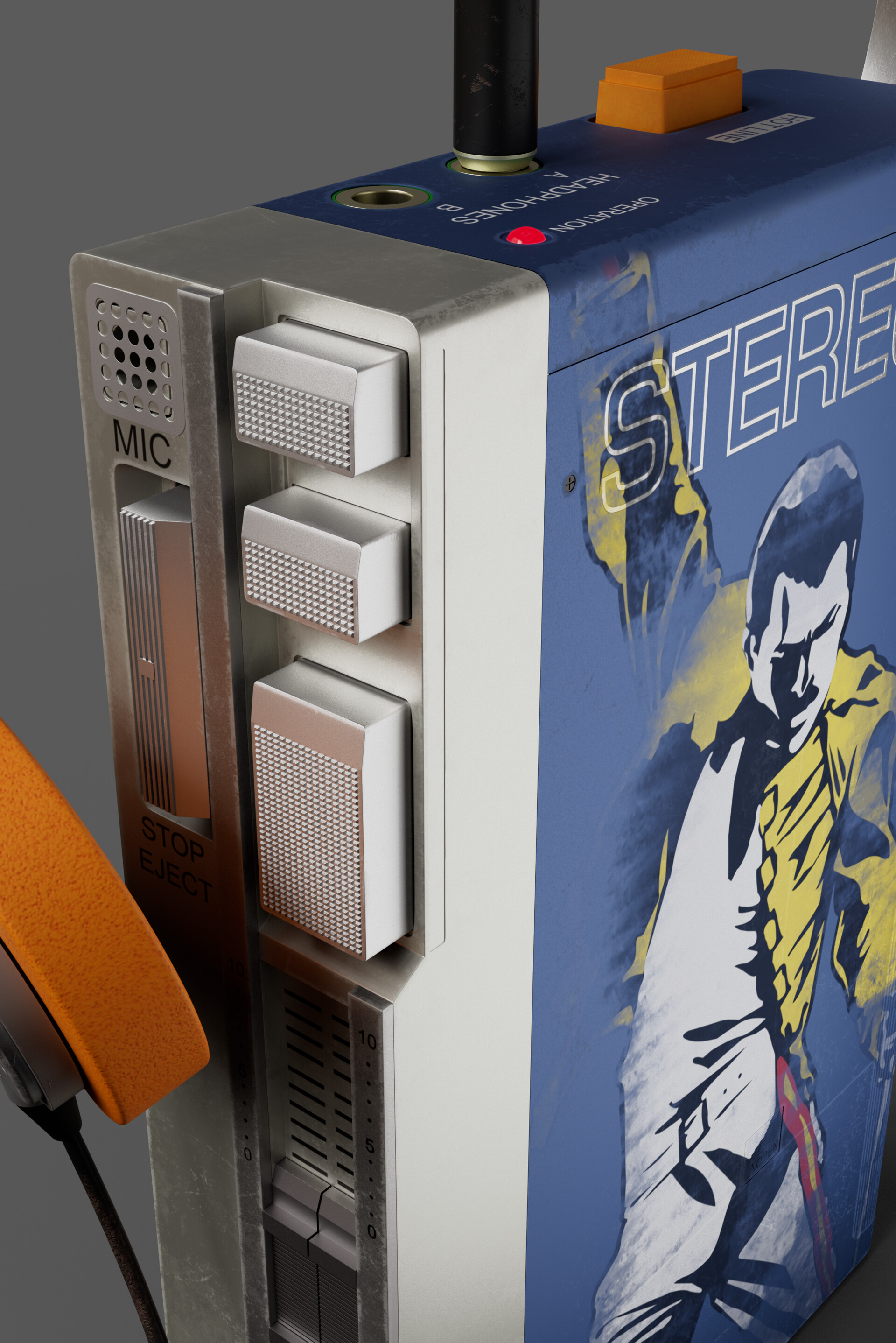 ArtStation - Sony Walkman L2 + MDR-32