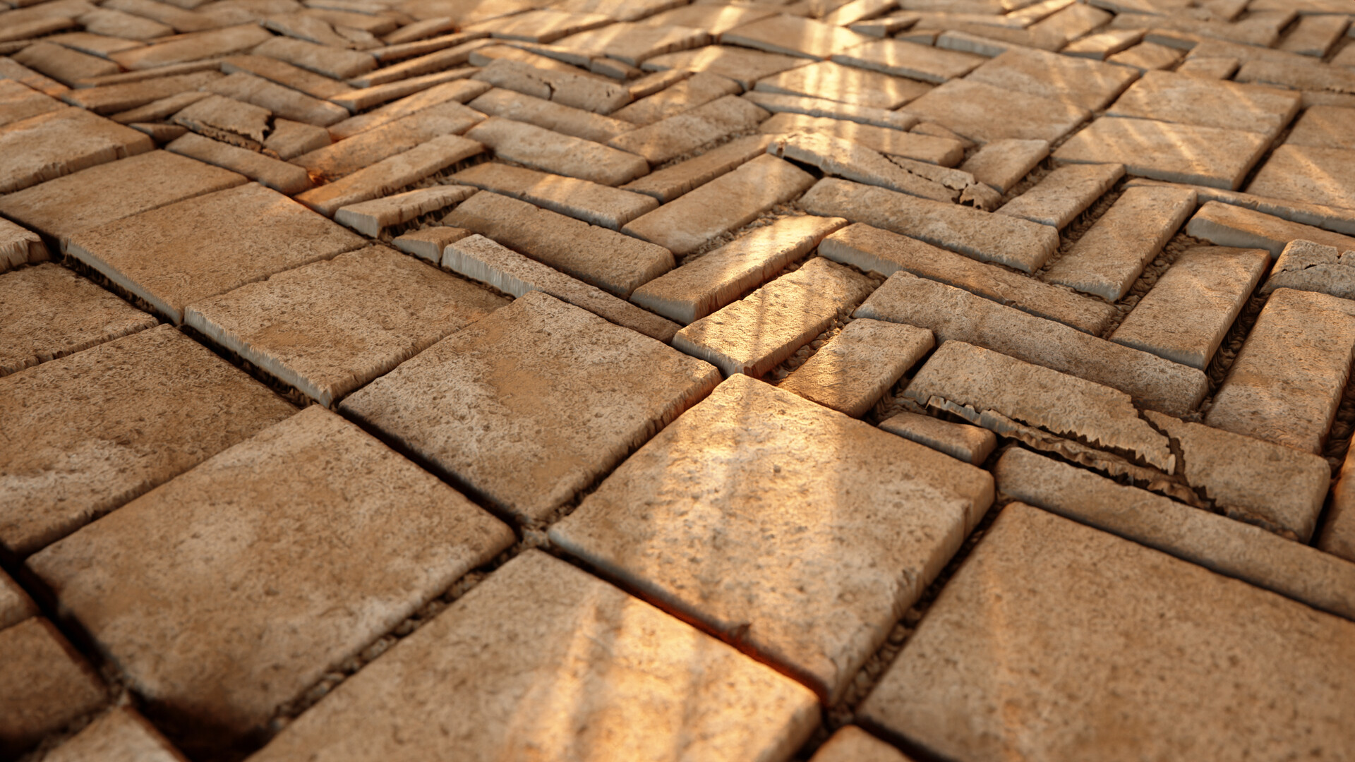 ArtStation - Old Desert Floor Tiles
