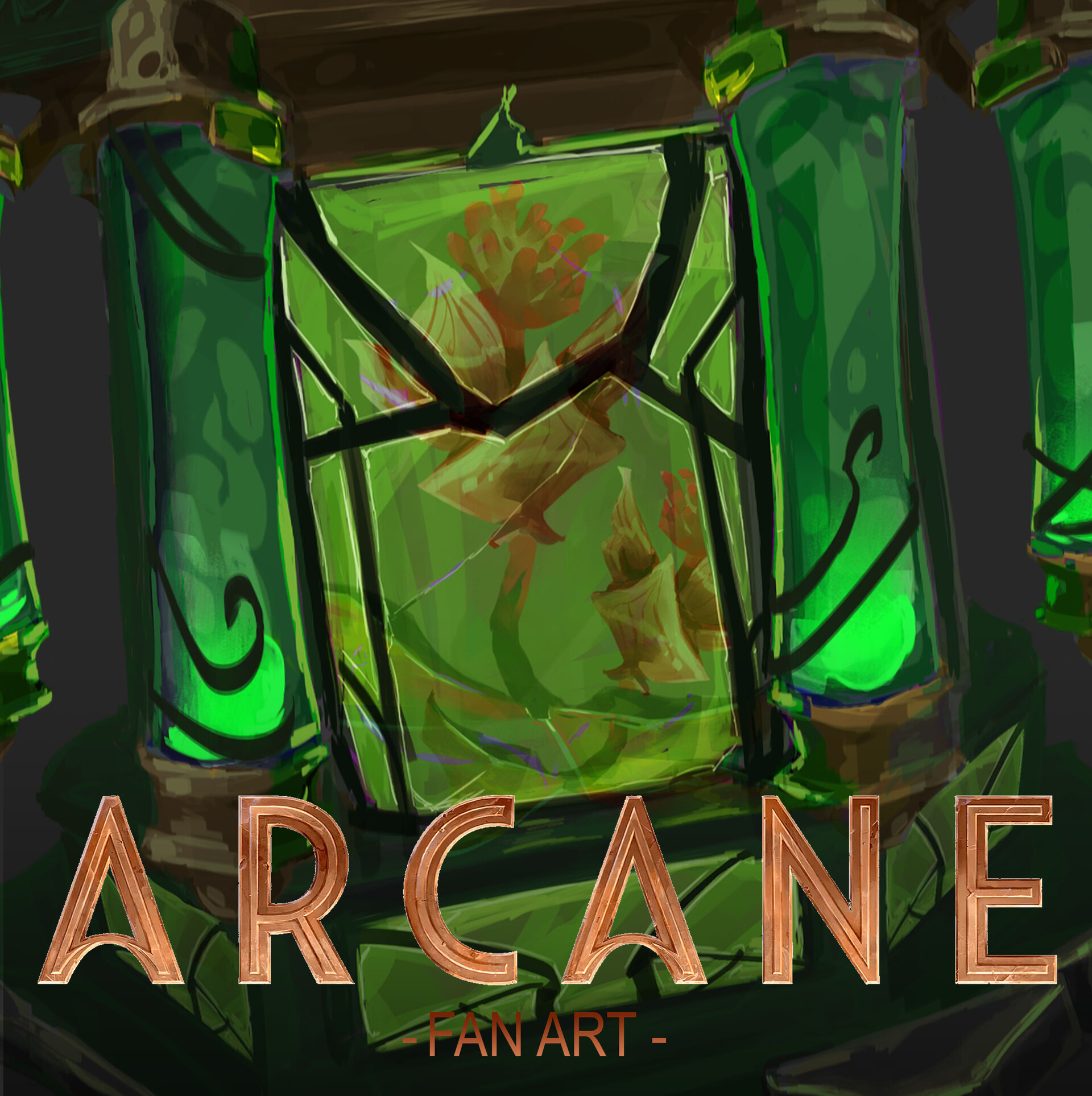 ArtStation - Arcane terrariums props - Fan art