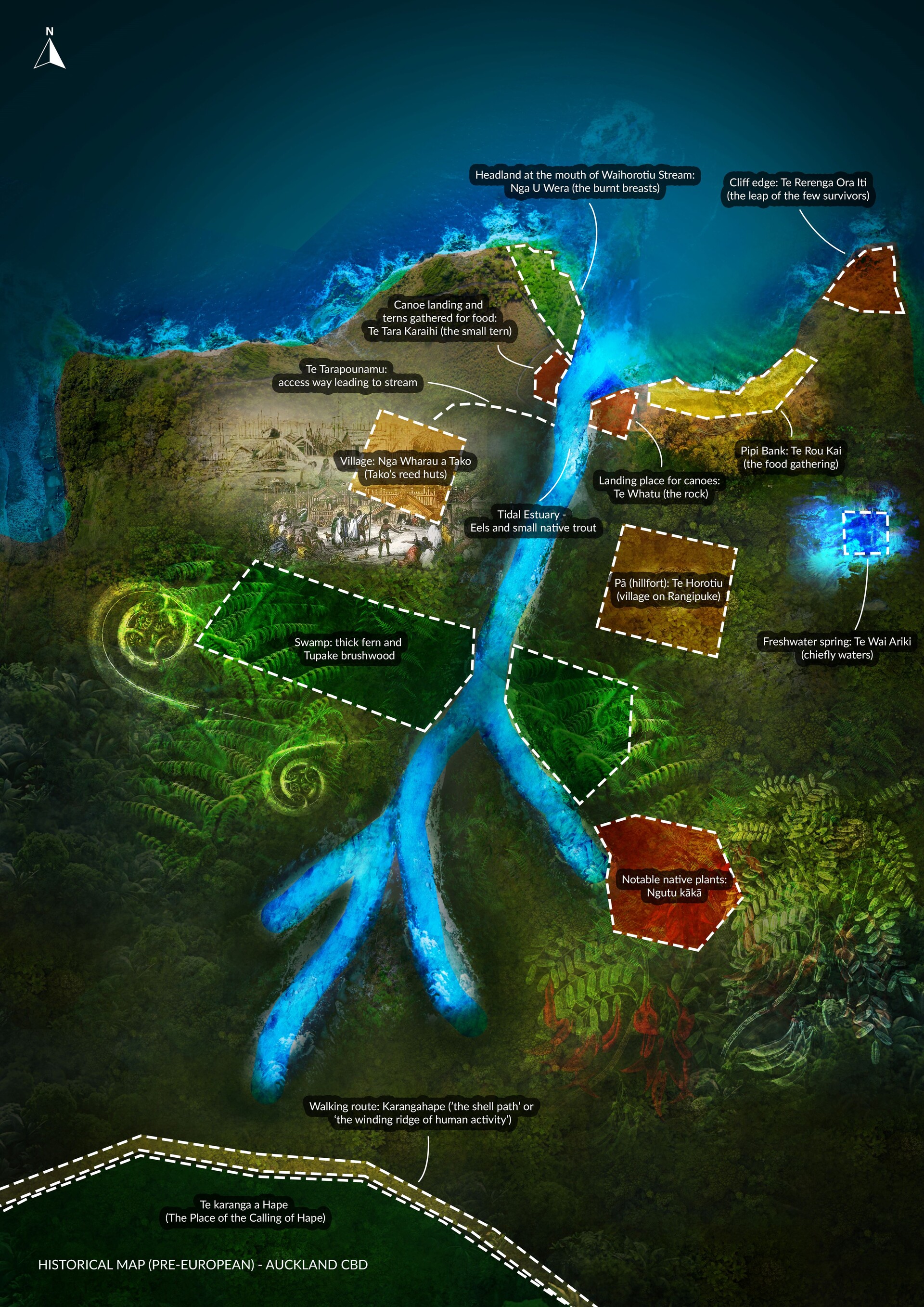 ArtStation - Secluded Nature (Thesis) - Wai Horotiu History Animation