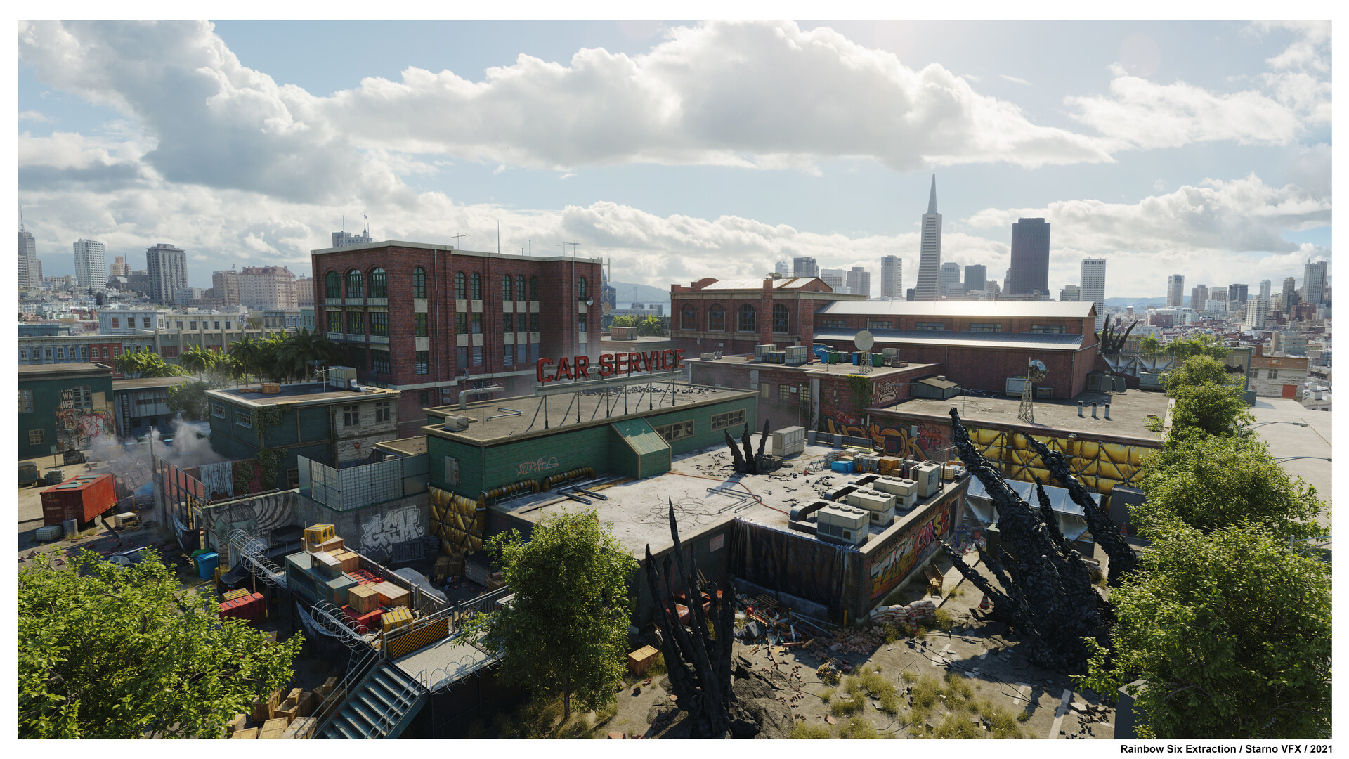 ArtStation - Tom Clancy's Rainbow Six Extraction Environment Loading Map