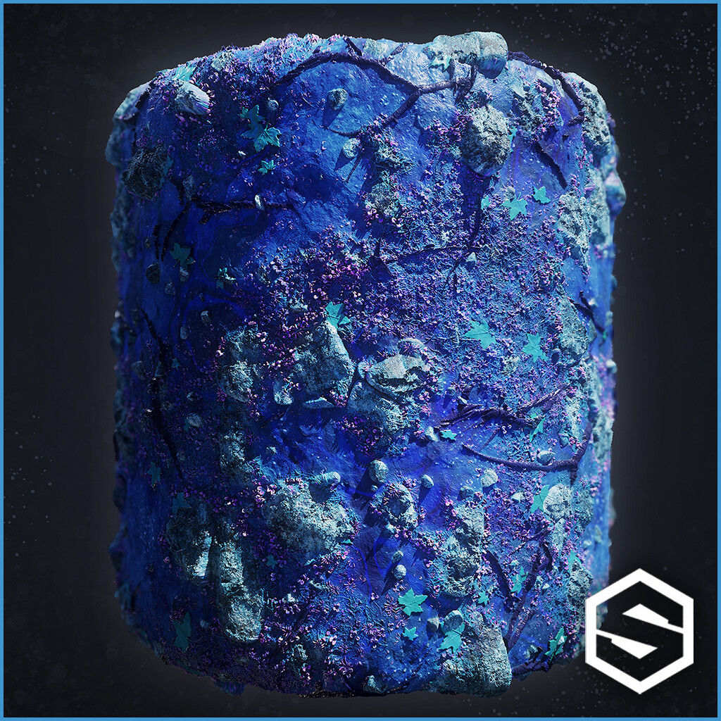 ArtStation - Alien Terrain - Substance Designer 2024