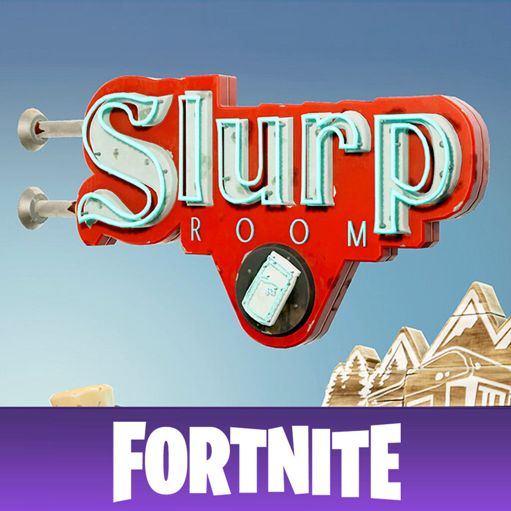 ArtStation - Fortnite - Hard Surface - Various Signs and Syrup