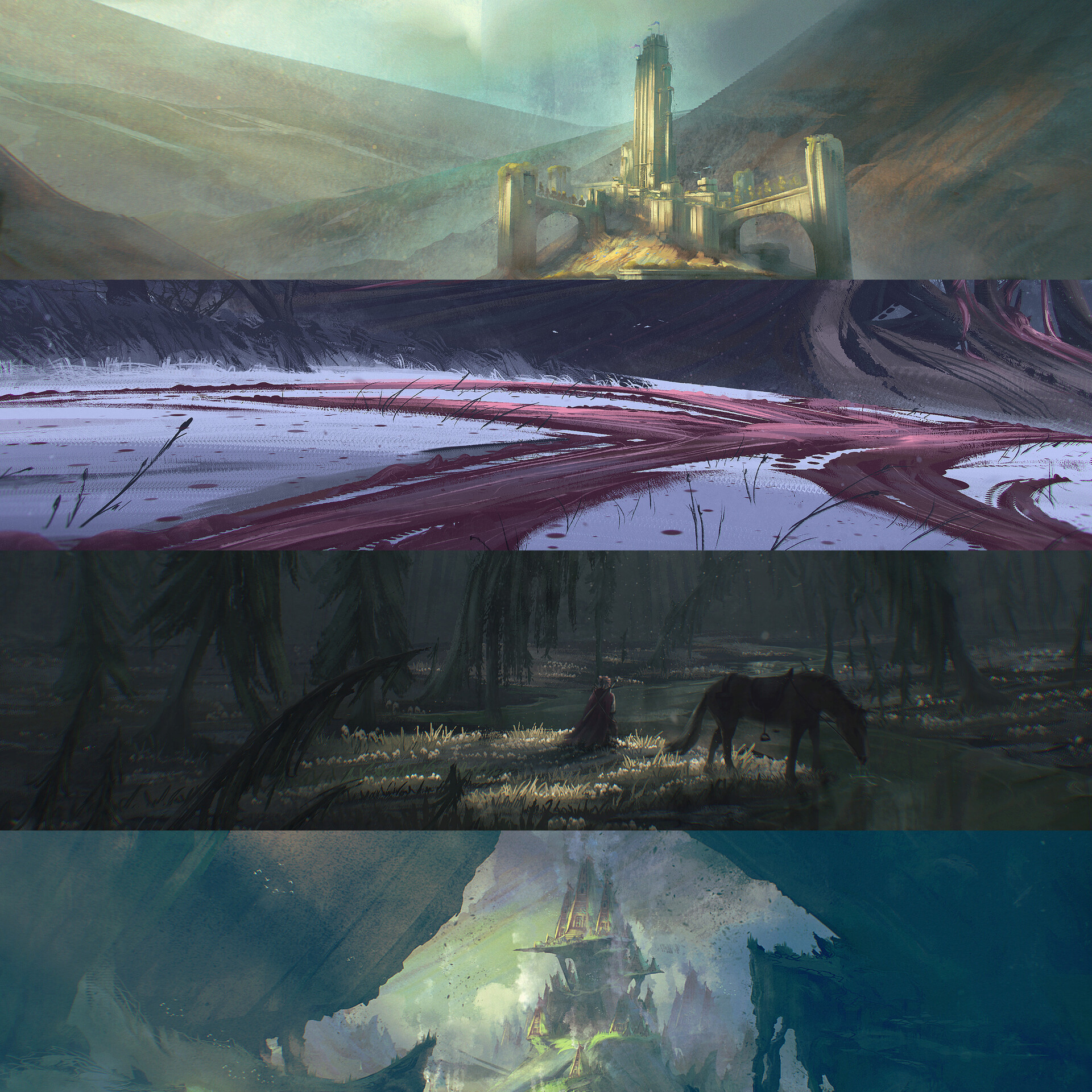 ArtStation - Various 2D Environments