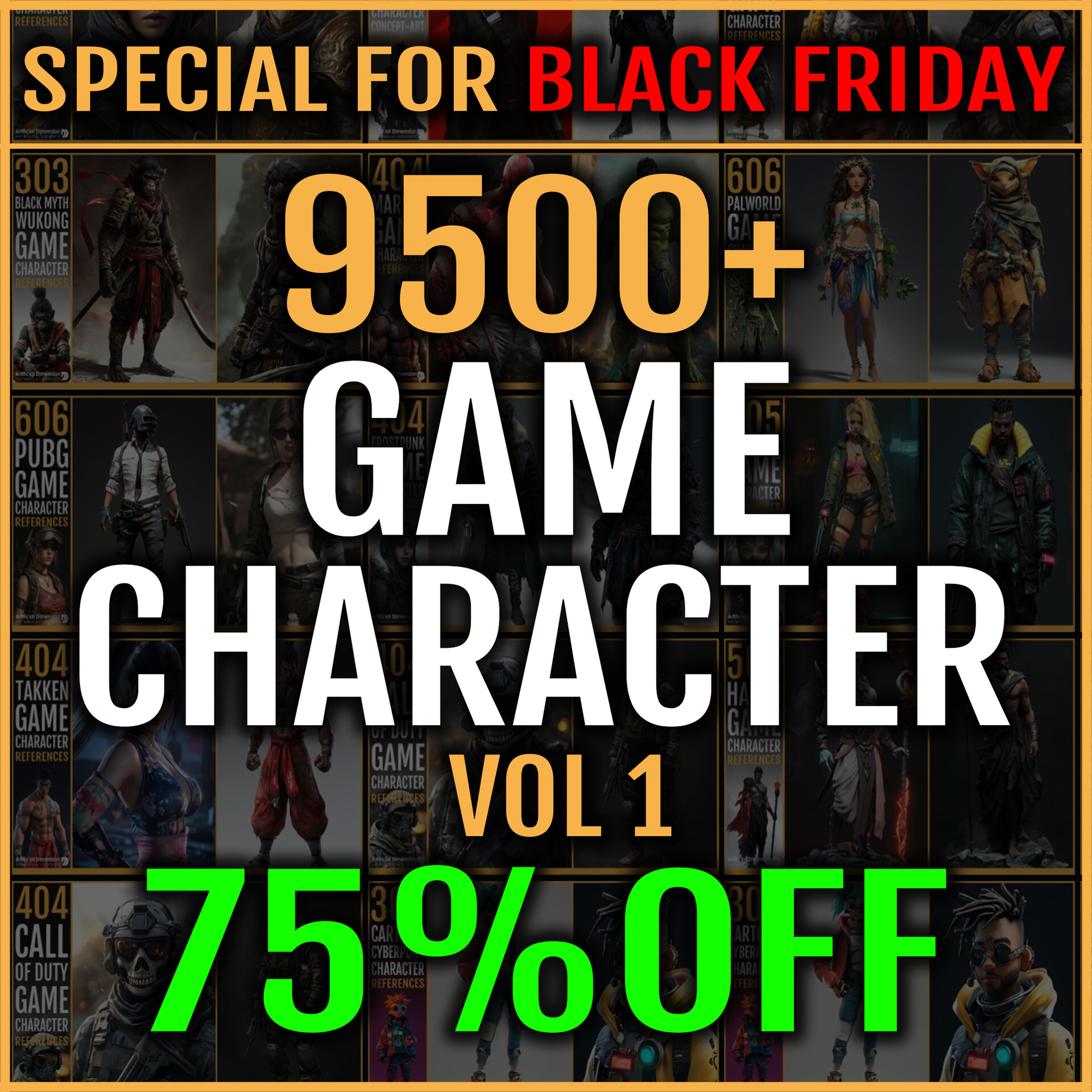 ArtStation - 9500+ Game Character MEGA Pack References