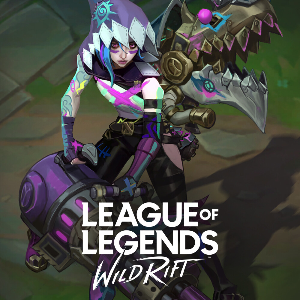 ArtStation - League of Legends: Wild Rift Arcane Prodigy Jinx 双城之战2金克斯