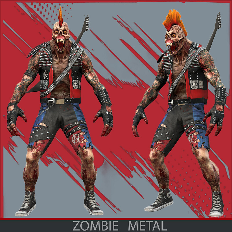 ArtStation - ZOMBIE METAL