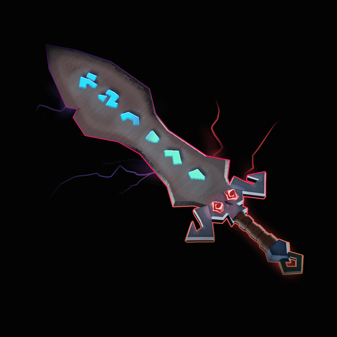 ArtStation - Runic Blade: Hand-Painted Fantasy Weapon Design