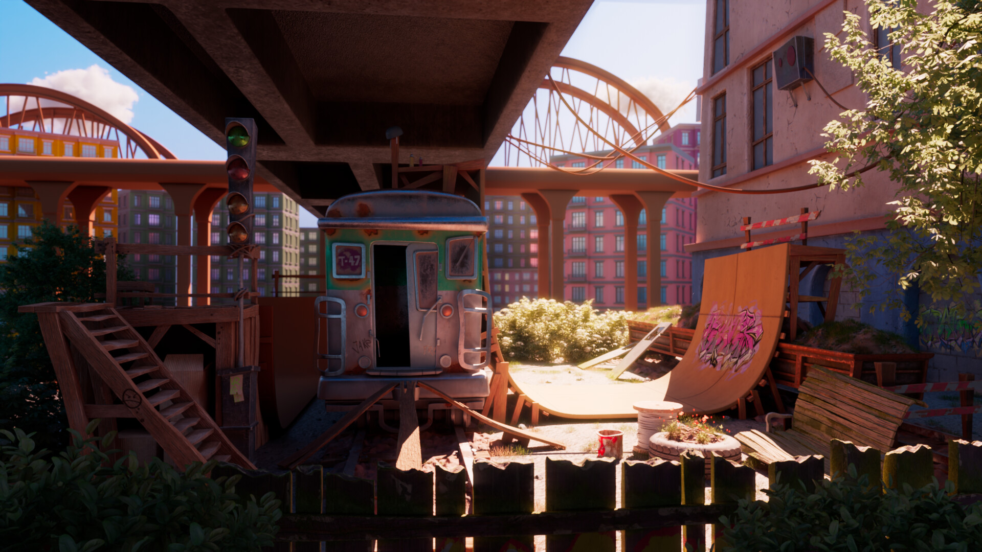 ArtStation - Subway Skate Park