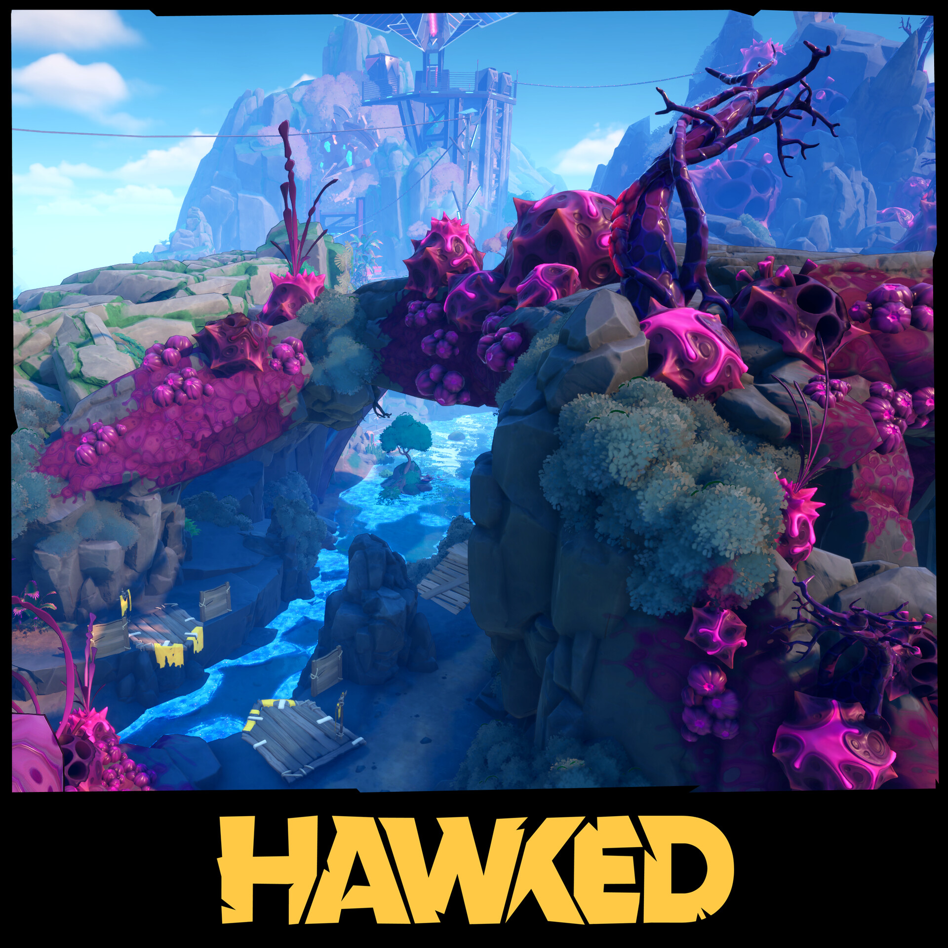 ArtStation - HAWKED - Issue #3 Environment Art