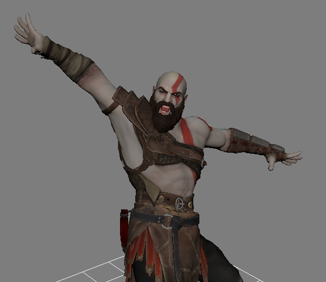 ArtStation - Kratos Axe Throw Animation