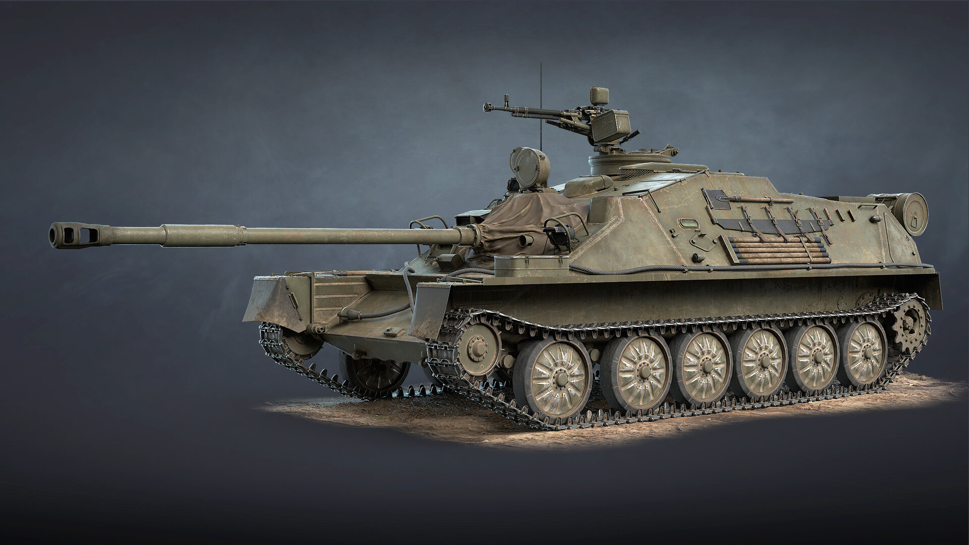 ArtStation - ASU-85 Self-Propelled Gun
