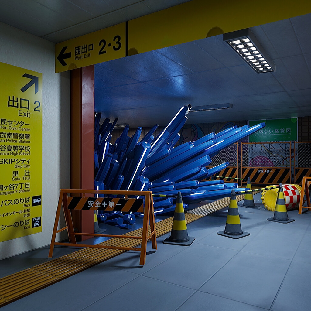 ArtStation - Japanese Subway Level Design | UE5
