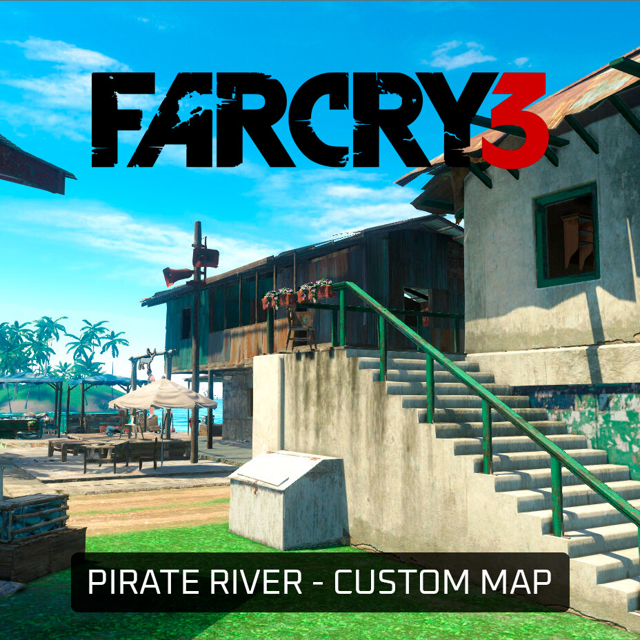 ArtStation - Pirate River (Far Cry 3 custom map) | Level Designer - Personal Project