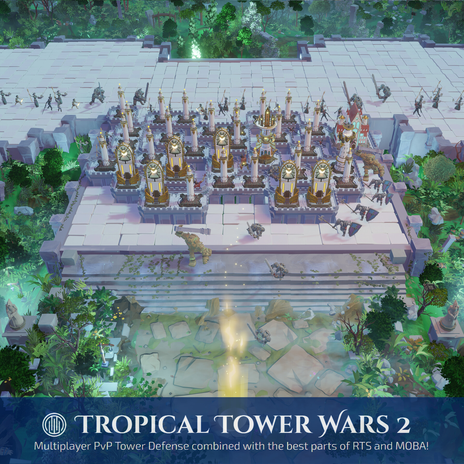 ArtStation - Mock Scene (Tropical Tower Wars 2)