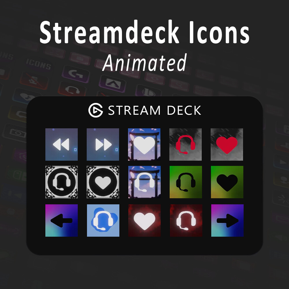 ArtStation - Streamdeck Icon sets [Animated]