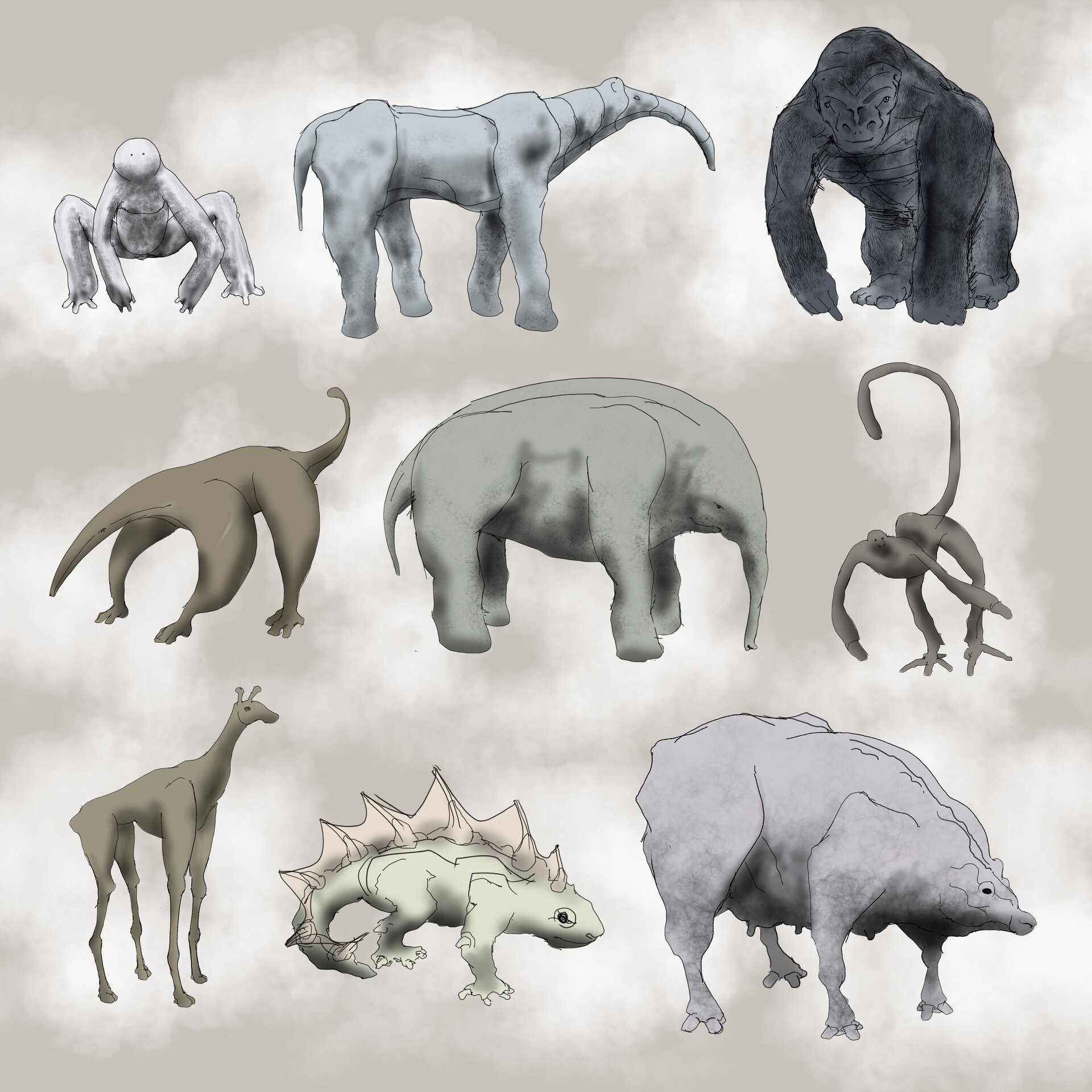 ArtStation - Creatures A Exploration