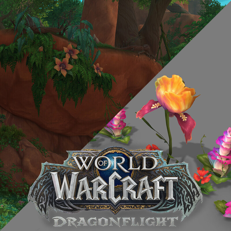 ArtStation - World of Warcraft: Dragonflight Environment Art Assets
