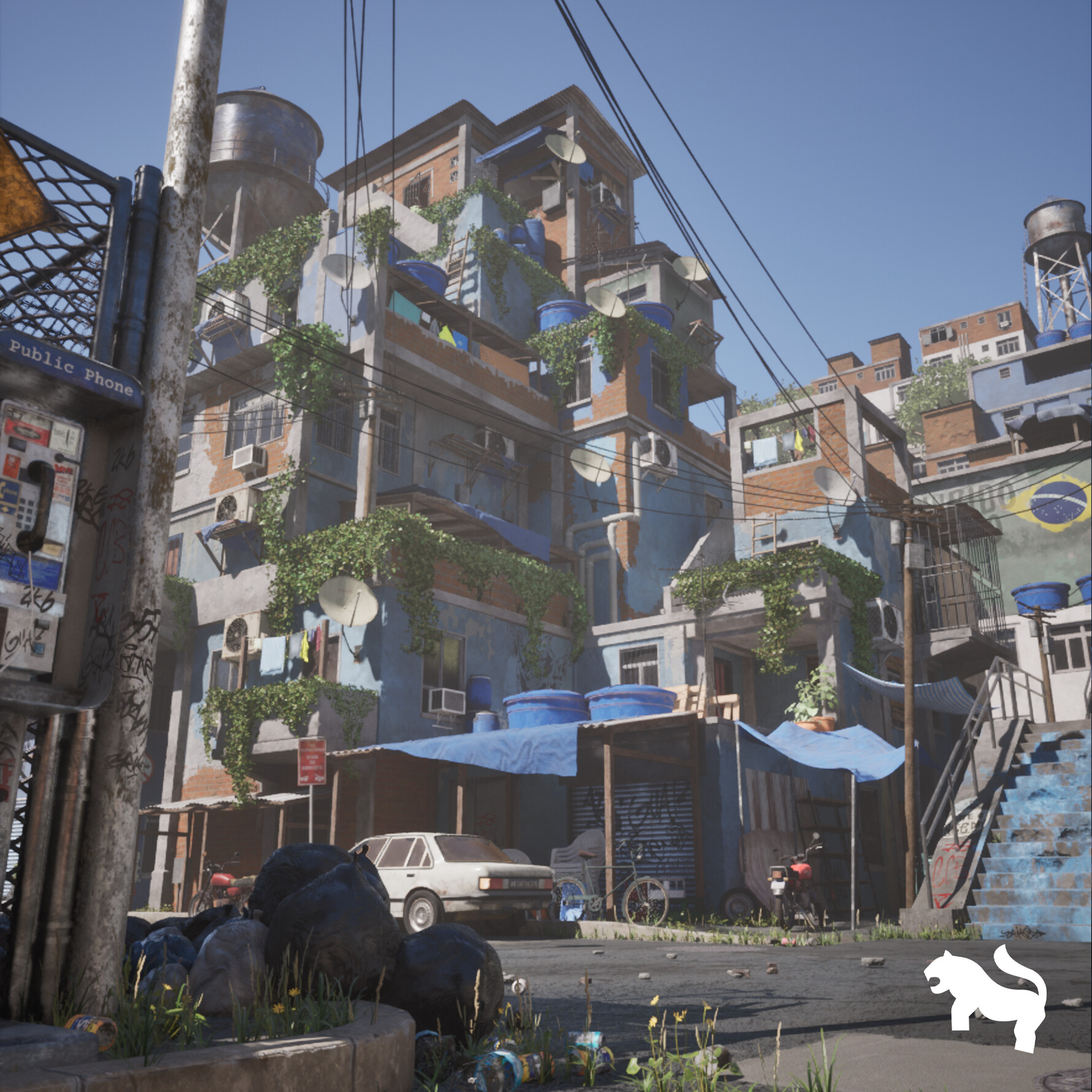 ArtStation - South American Slums - Favela Environment