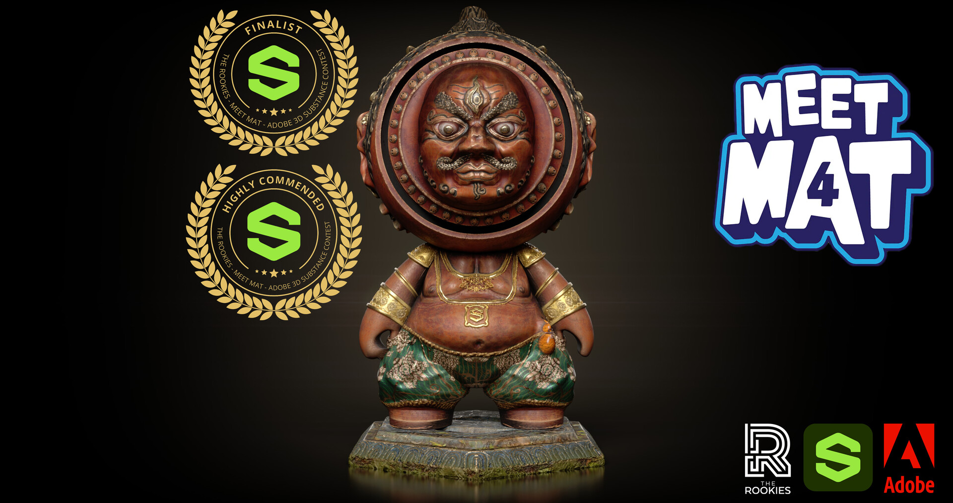 ArtStation - The Warrior Monk