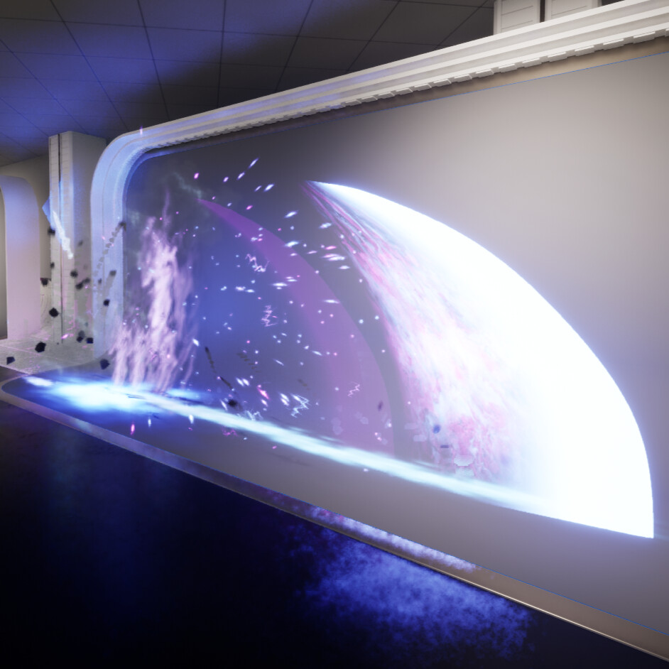 ArtStation - Ground Slash Projectile VFX