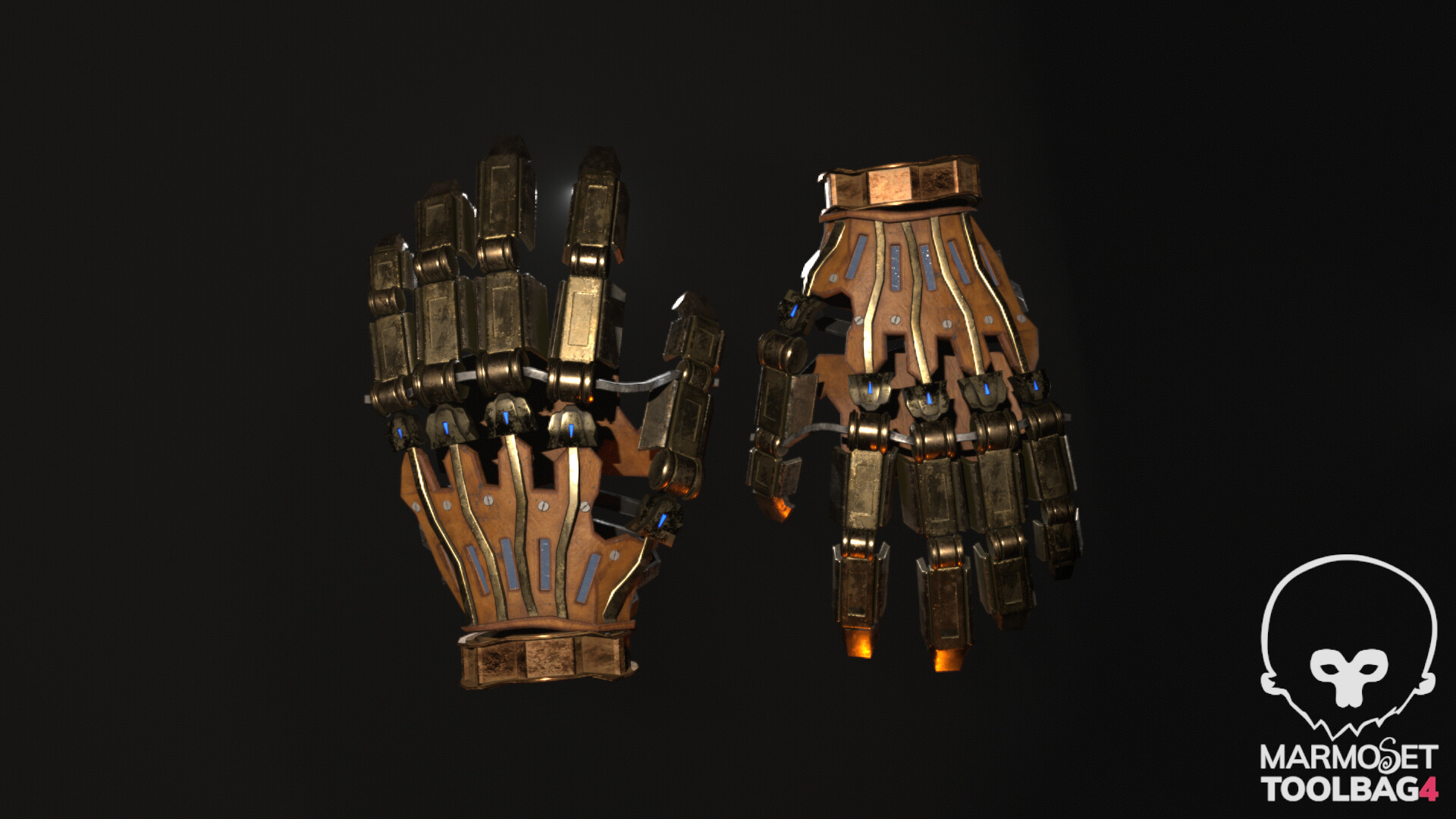 ArtStation - Mekanik Gauntlet SteamPunk / 2024 Project