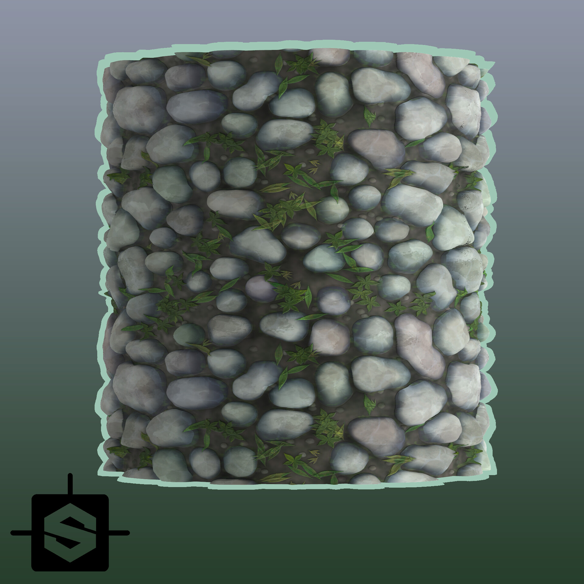 ArtStation - Stylized Cobble Path