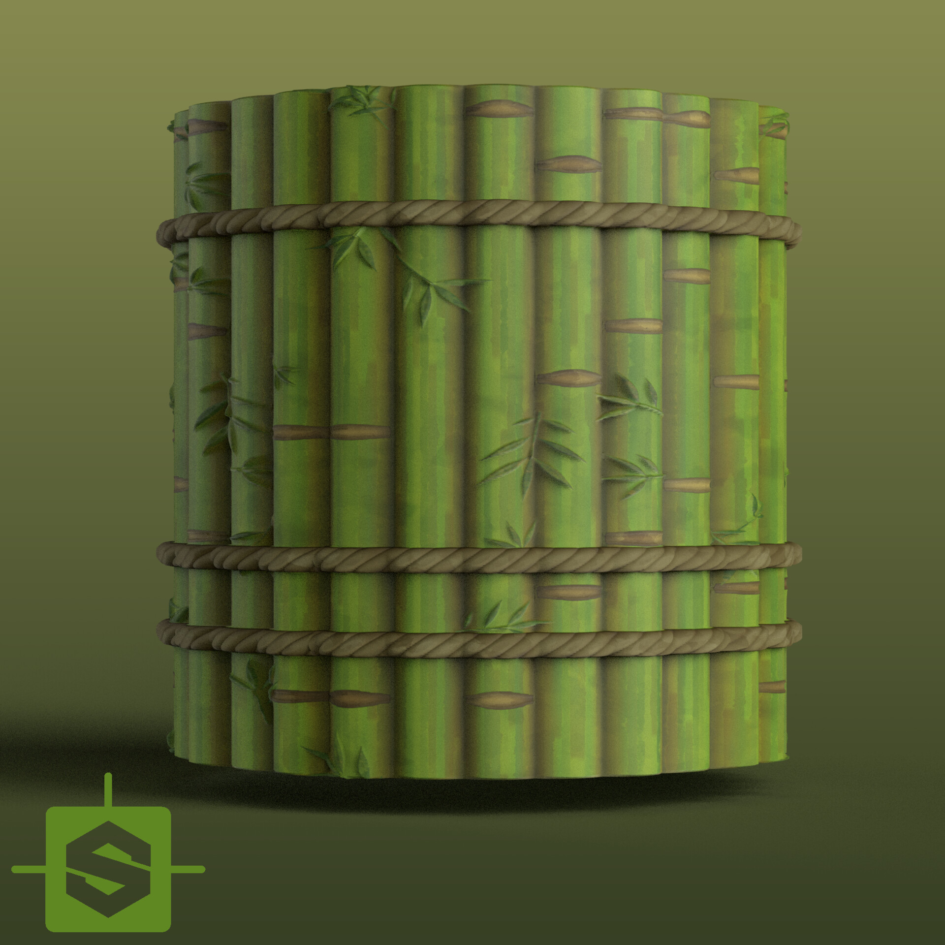 ArtStation - Stylized Bamboo
