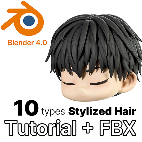 ArtStation - Blender Hair Modeling Tutorial