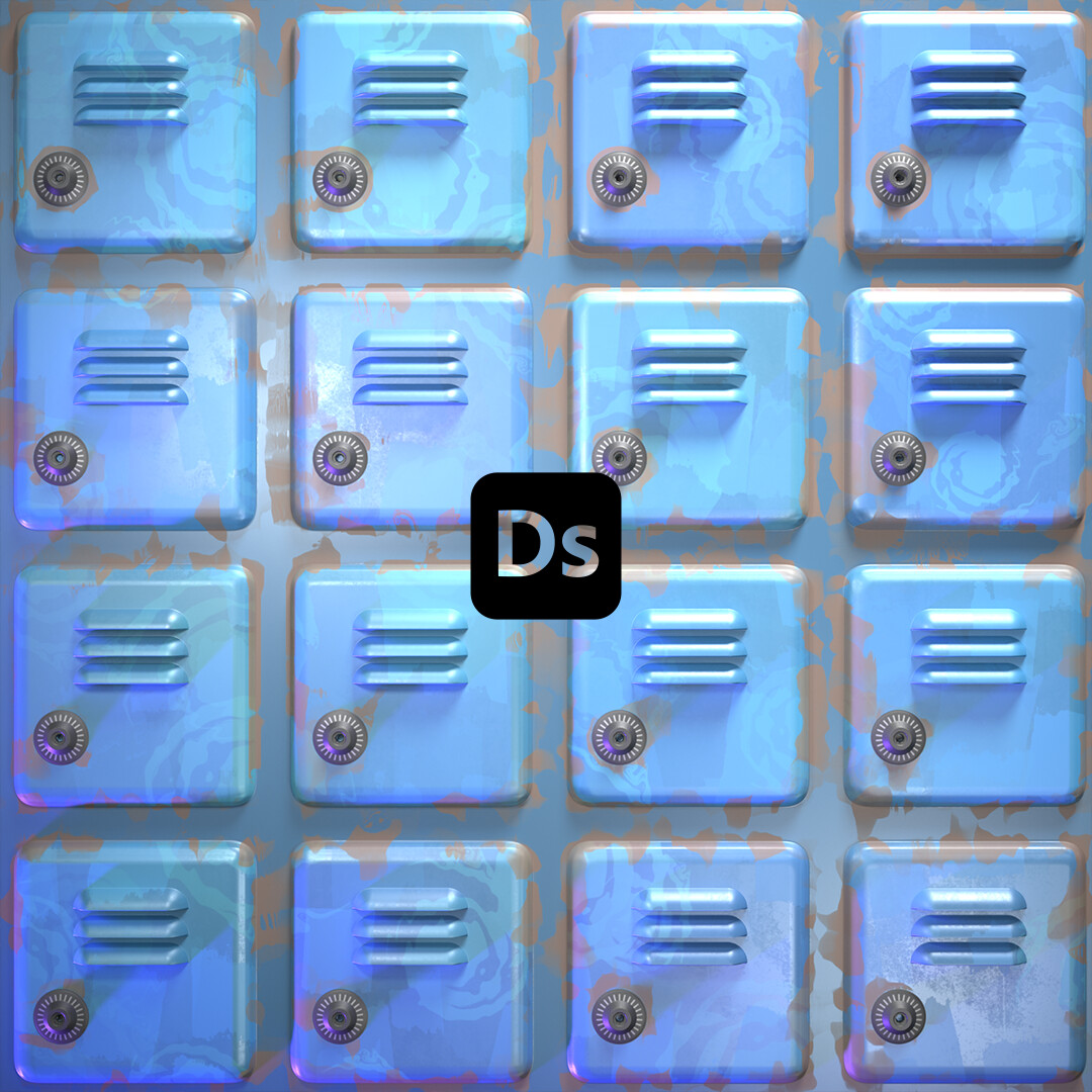 ArtStation - Stylized lockers