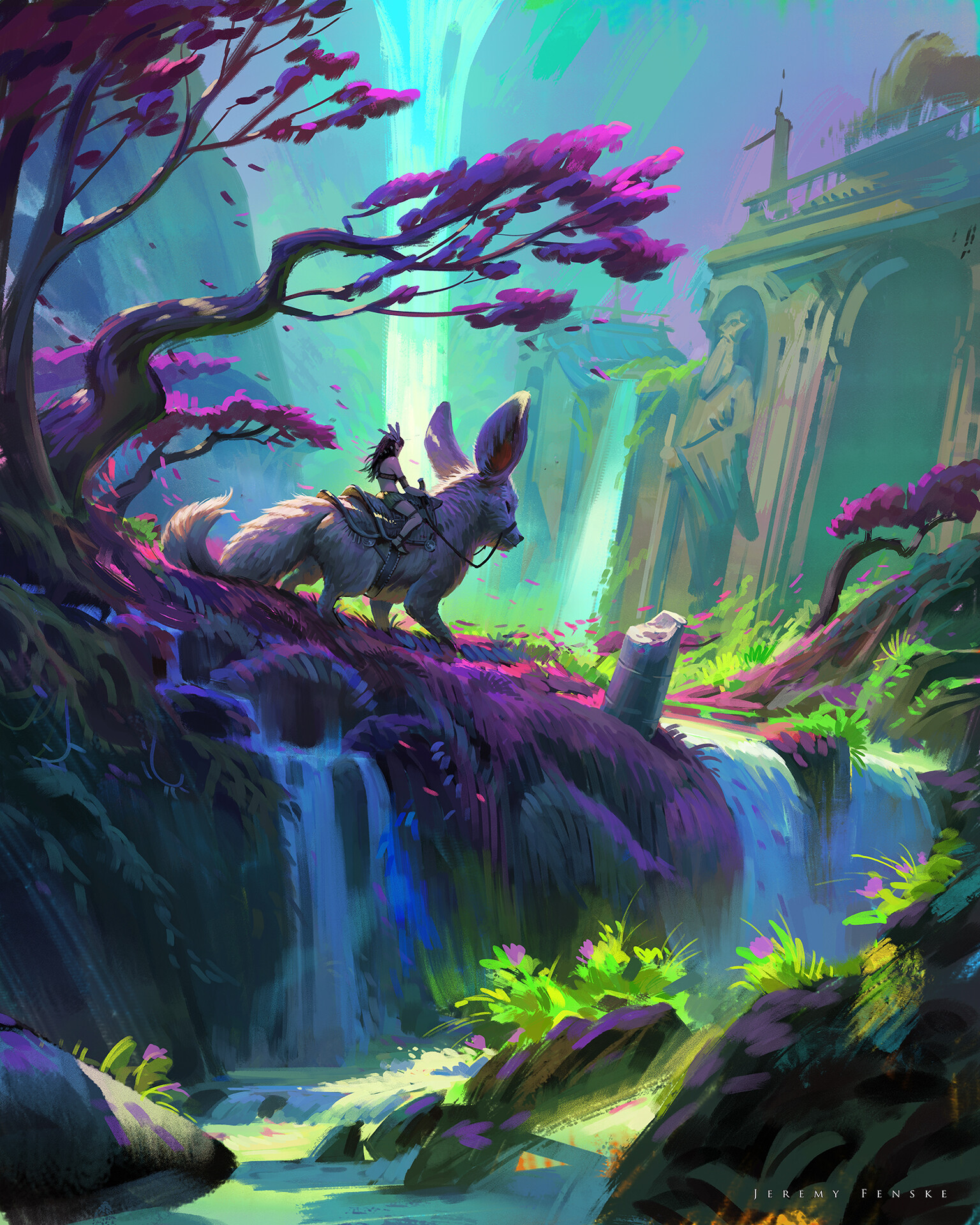 ArtStation - Ruins Rider