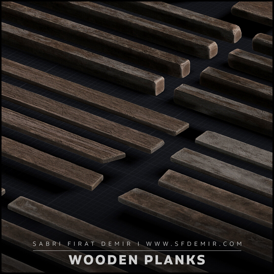 ArtStation - Wooden Plank Pack