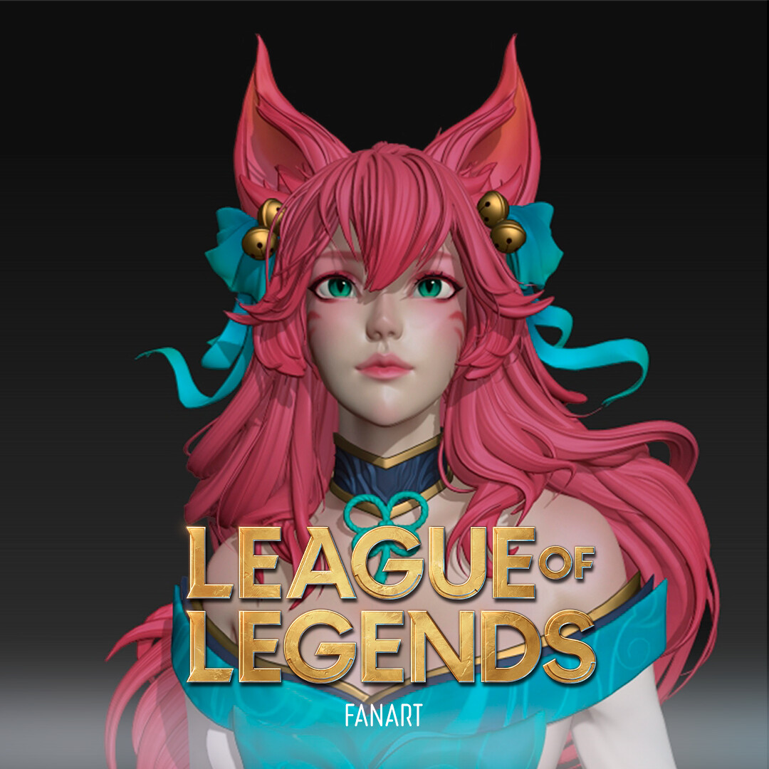 ArtStation - Ahri Spirit Blossom - League of Legends Fanart