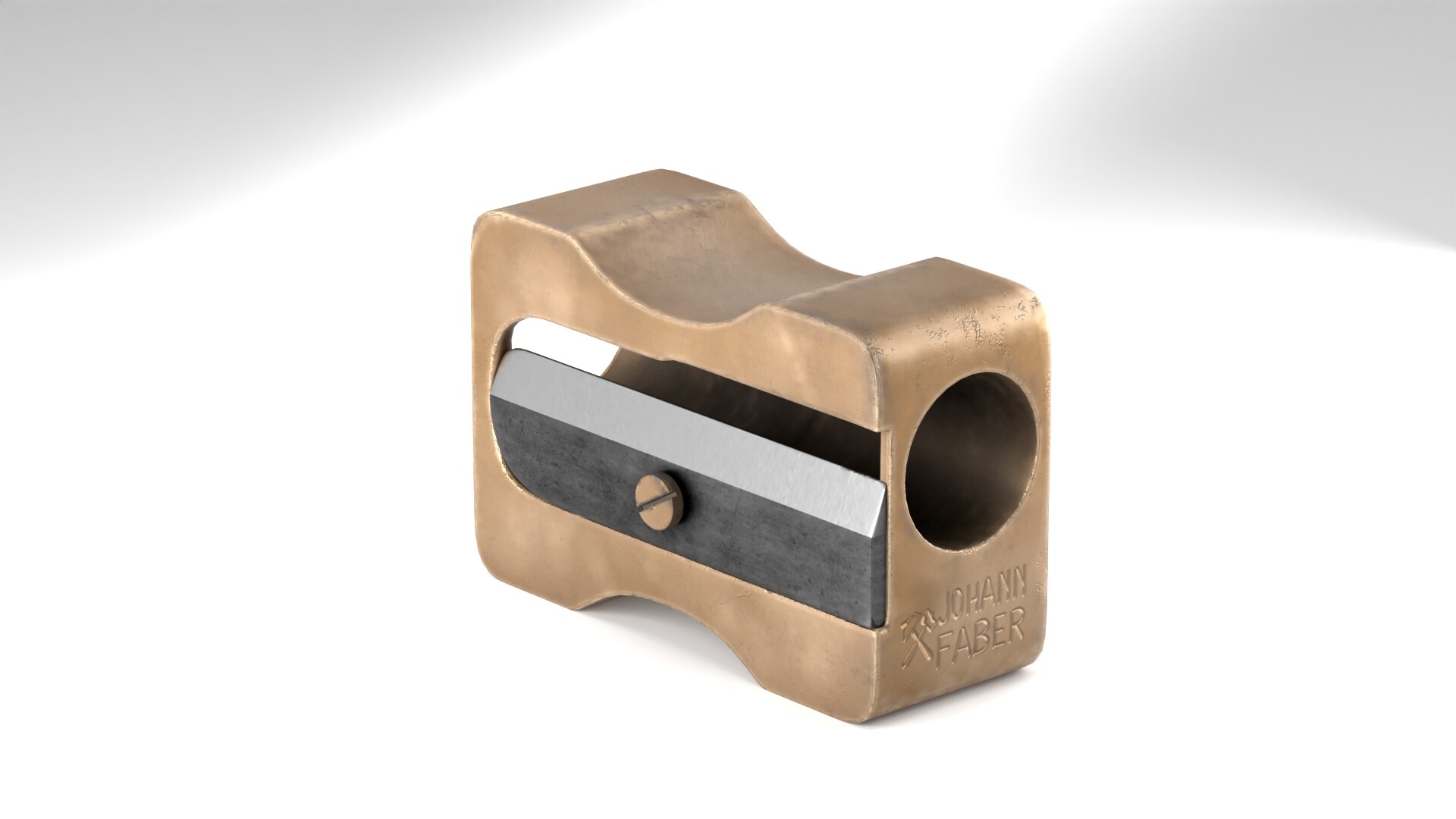 ArtStation - Vintage Metal Pencil Sharpener