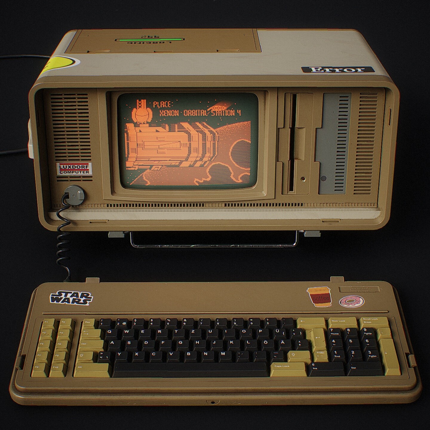ArtStation - LUXDORF Retro Computer