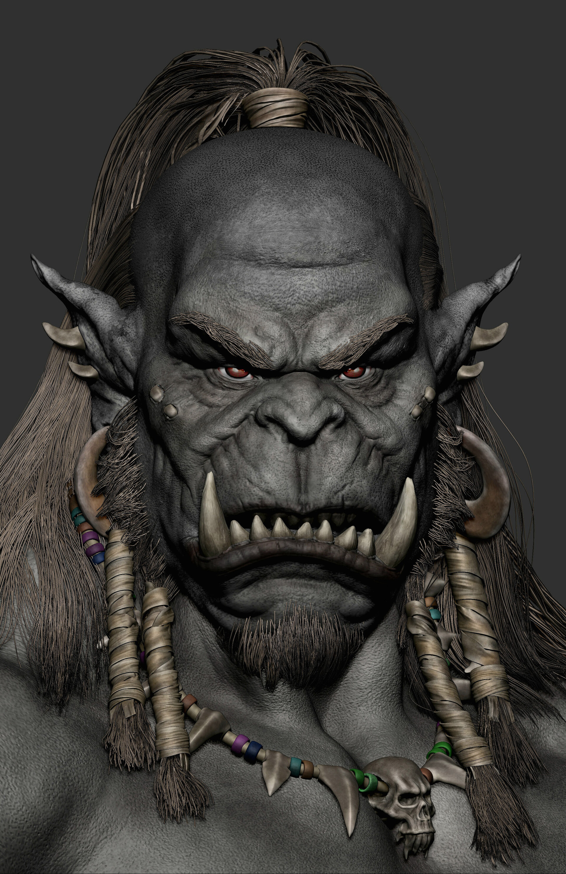 ArtStation - Orc Head