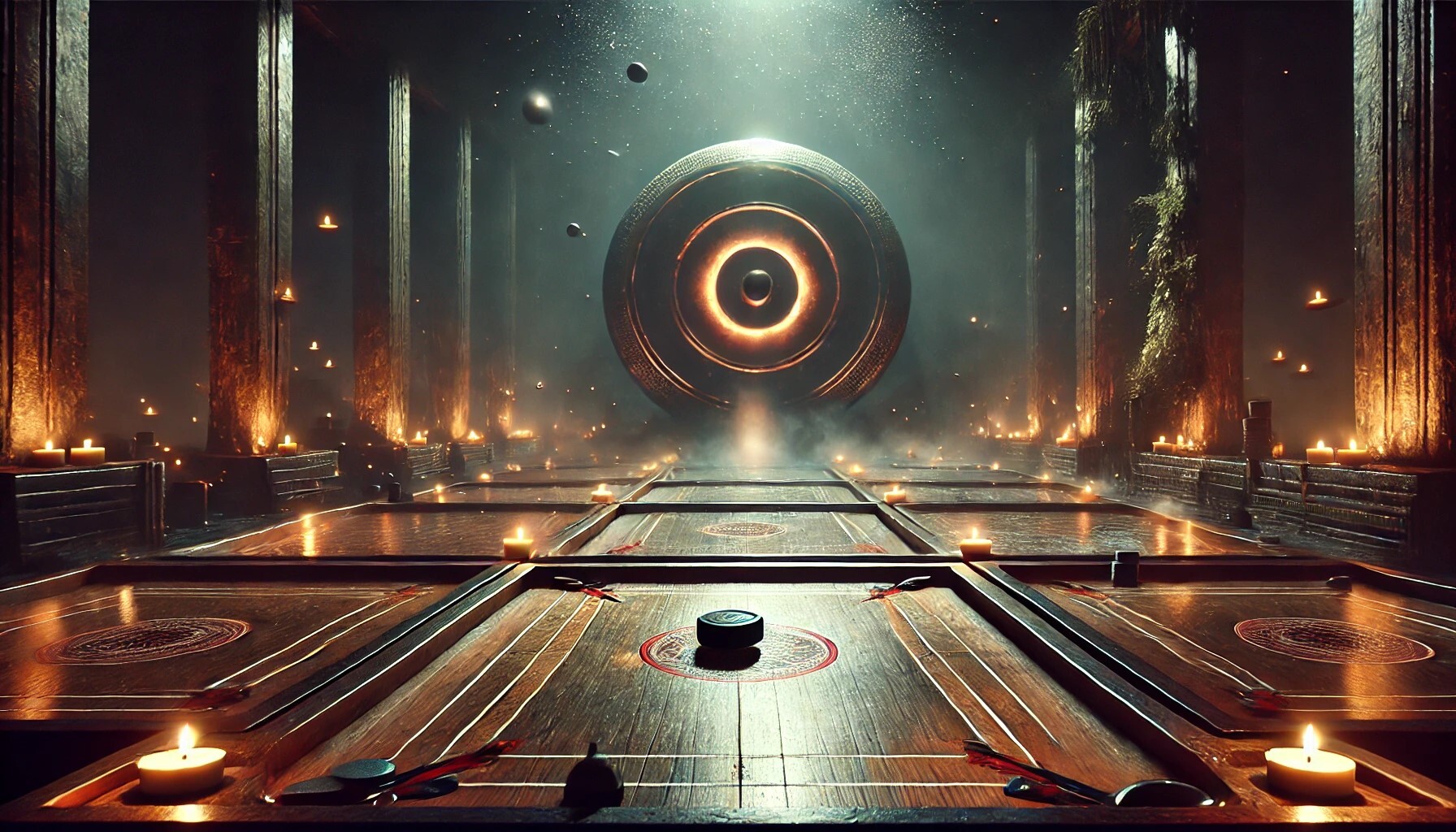 ArtStation - Carrom of the Abyss: A Dark Fantasy Horror Game Concept by Me