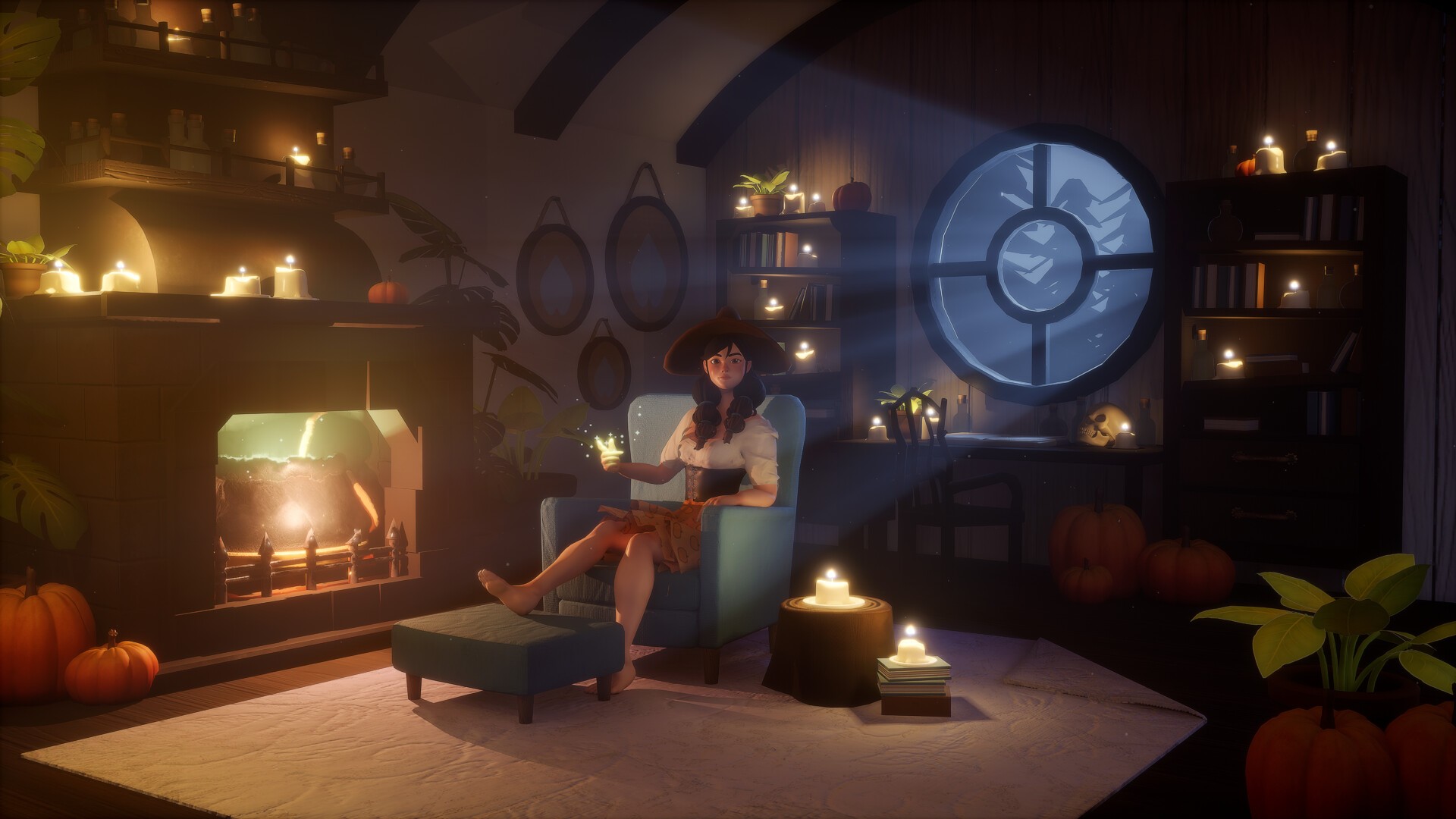 ArtStation - Cozy Witches Cabin
