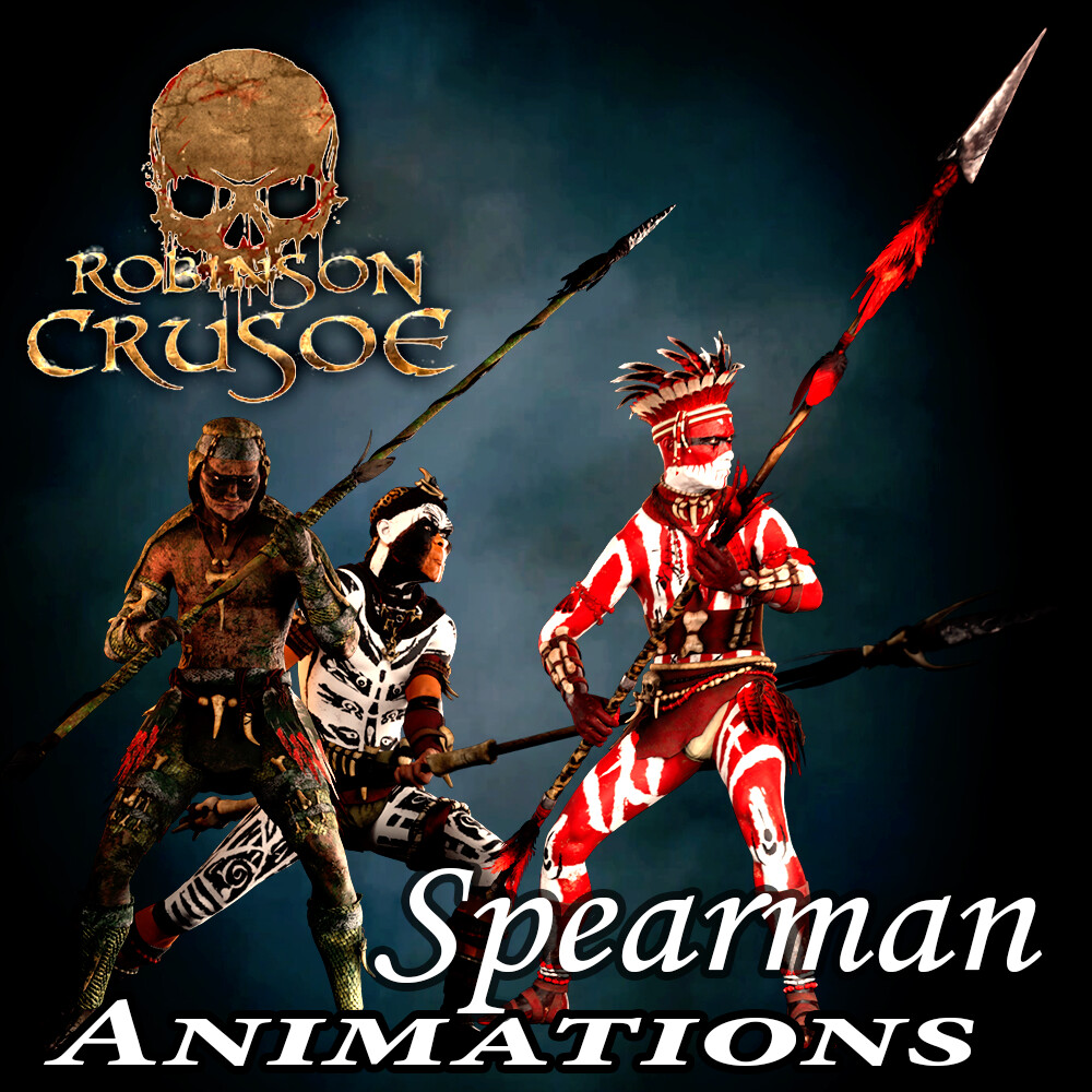 ArtStation - Warrrior Animations - Spearman