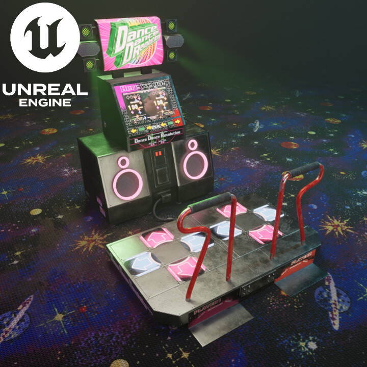 ArtStation - DDR Arcade Machine