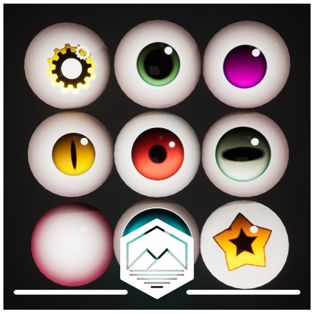 ArtStation - Procedural Stylized Eye Material TITAN