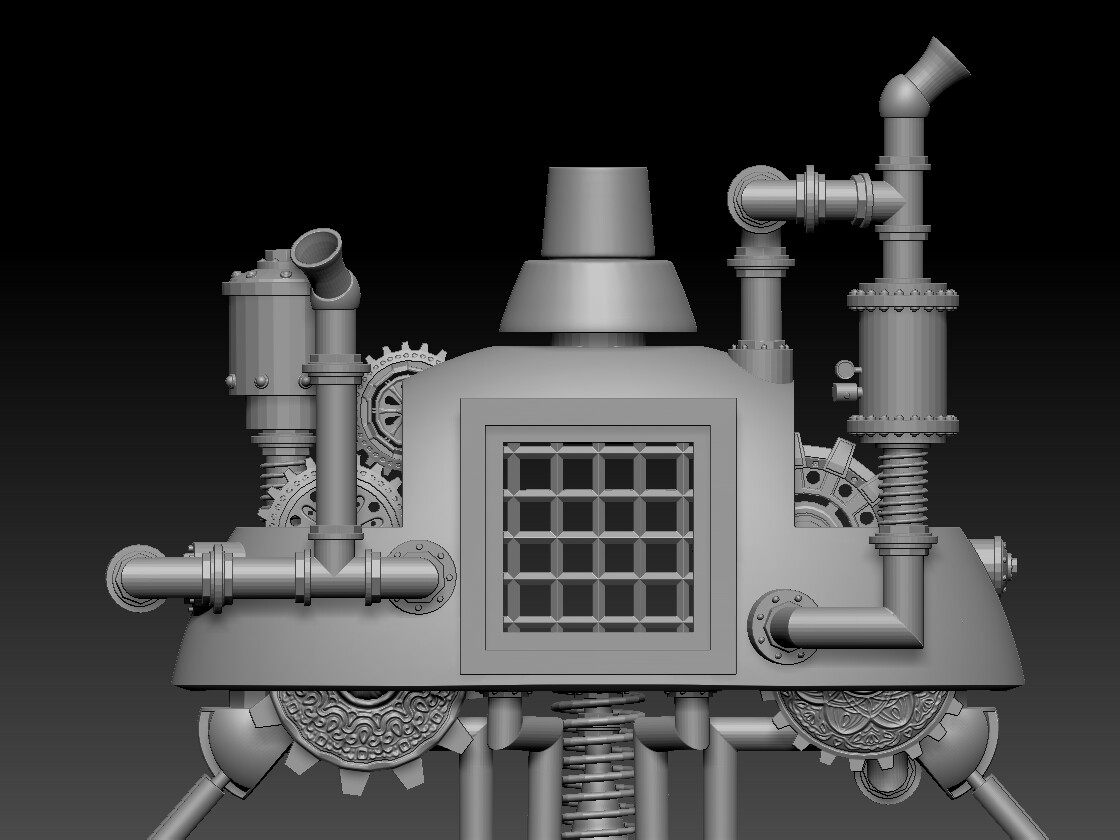 ArtStation - WIP Mech Model