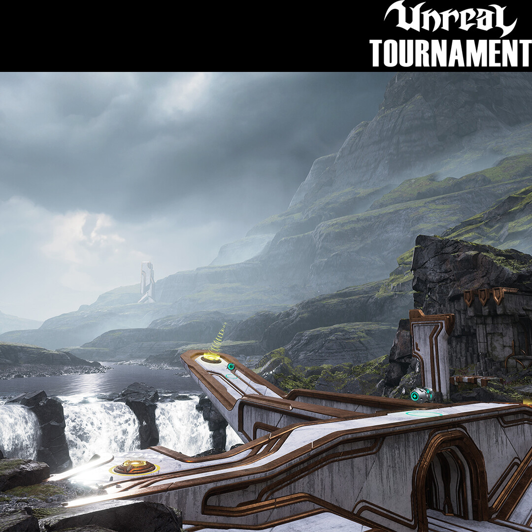 ArtStation - OutBlack - UT4 custom DM map