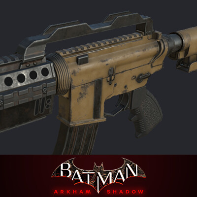 ArtStation - Arkham Shadow - Enemy Guns